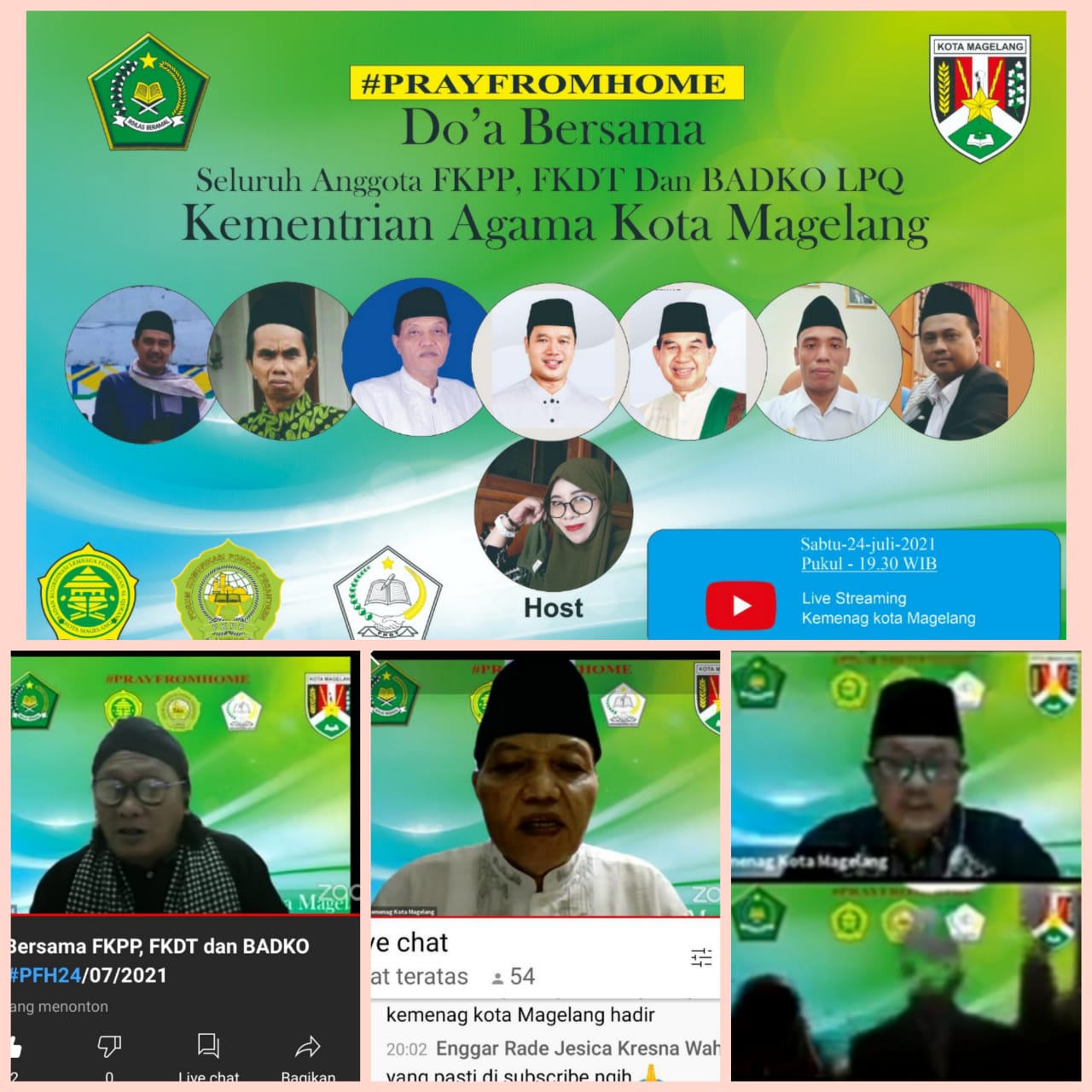 FKPP, FKDT dan Badko LPQ Kota Magelang Gelar Doa Bagi Keselamatan ...