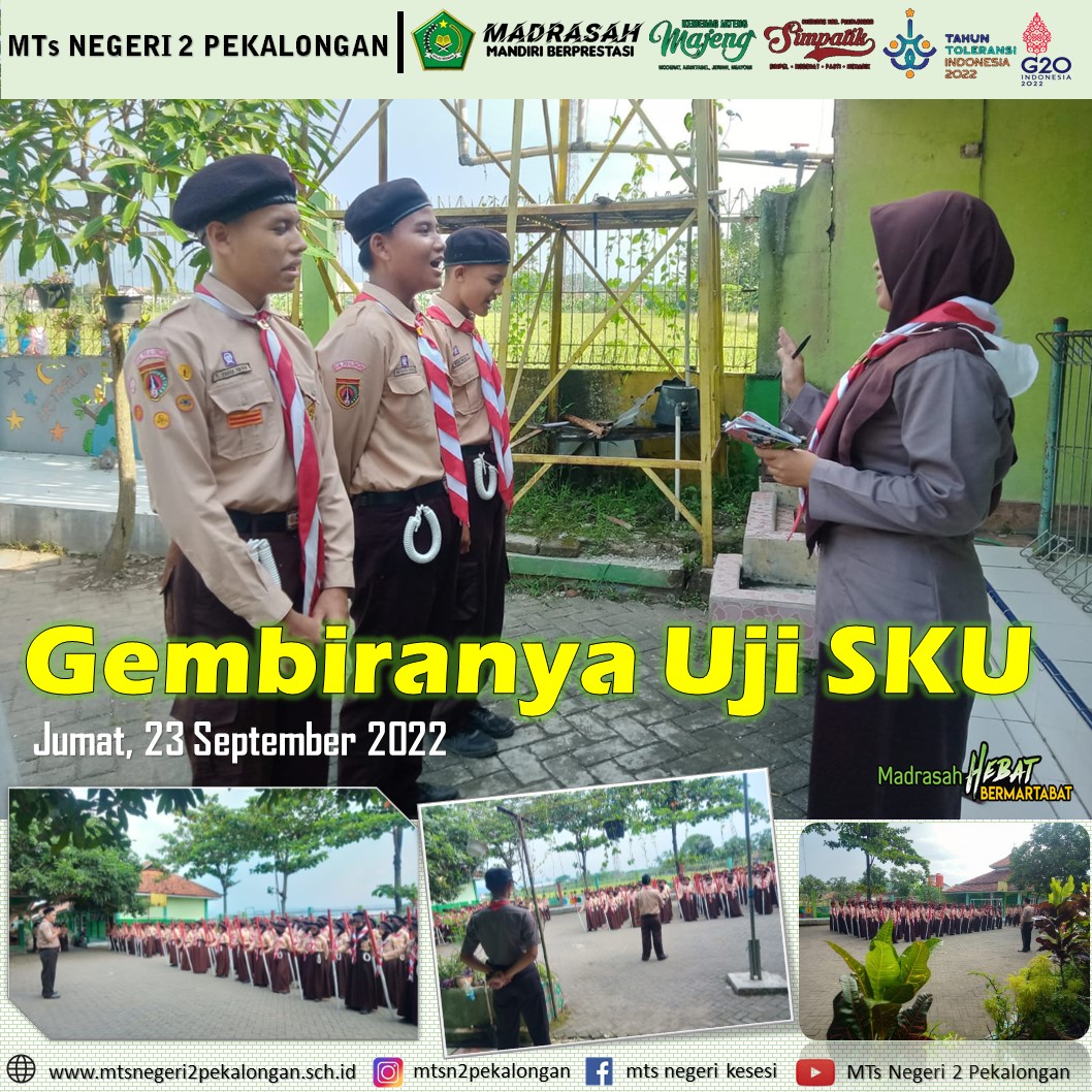 Gembiranya Uji SKU Penggalang Terap - Kantor Wilayah Kementerian Agama ...