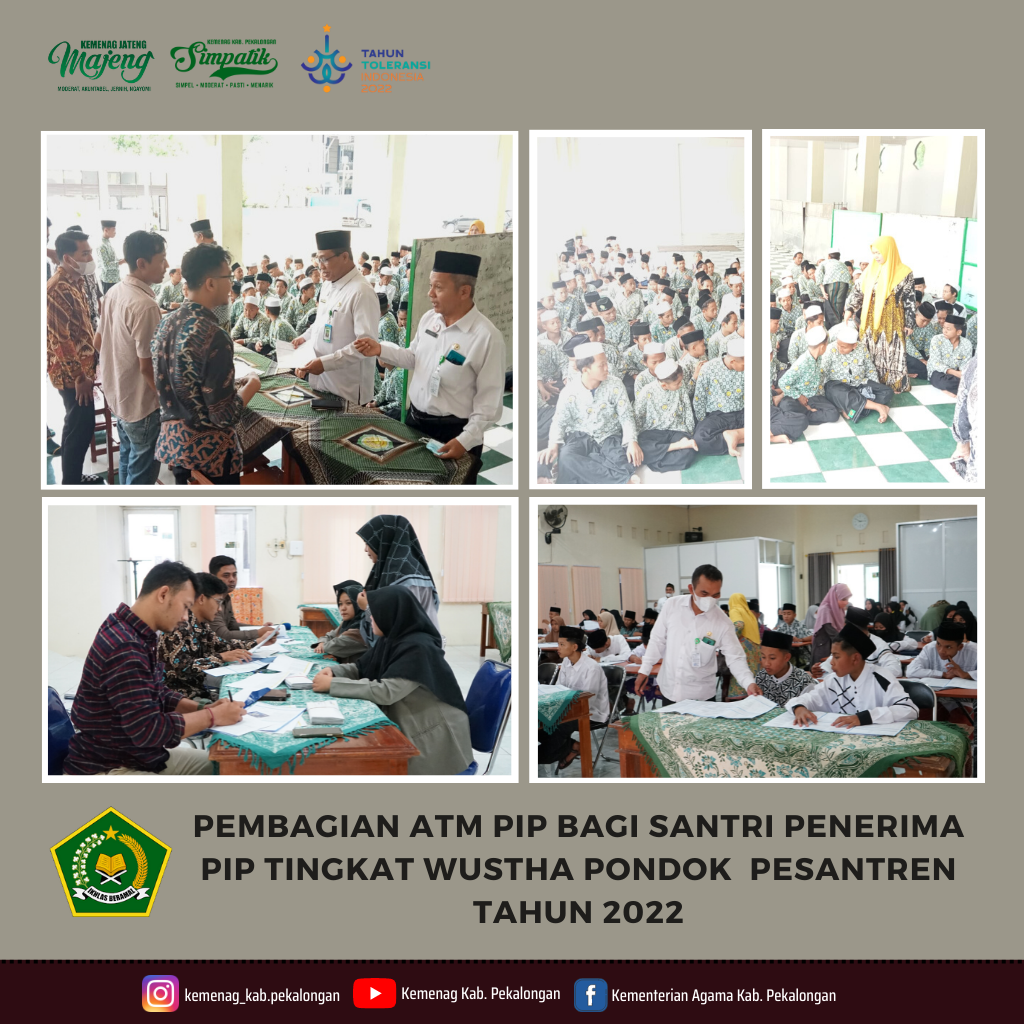 Realisasi Dana PIP Pondok Pesantren Tahap I, Santri Tingkat Wustho ...