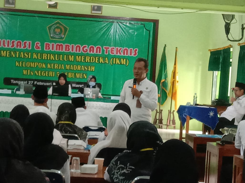 MTs Negeri 5 Kebumen Adakan Sosialisasi dan Bimtek Implementasi ...