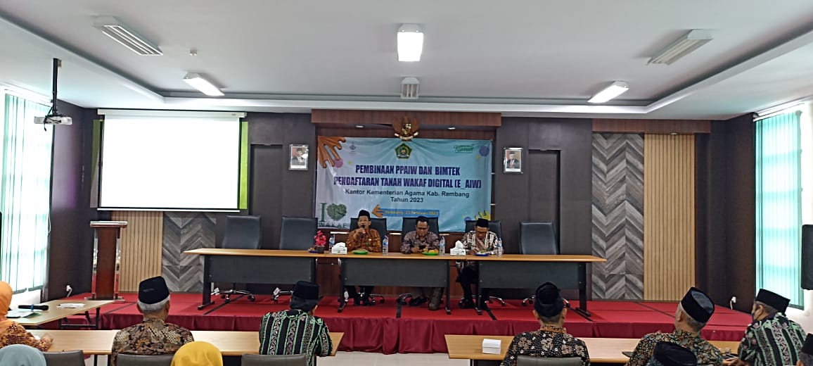 Percepat Sertifikasi Tanah Wakaf, KUA Sudah Terapkan E-AIW - Kantor ... Percepat Sertifikasi Tanah Wakaf, KUA Sudah Terapkan E-AIW - Kantor ...