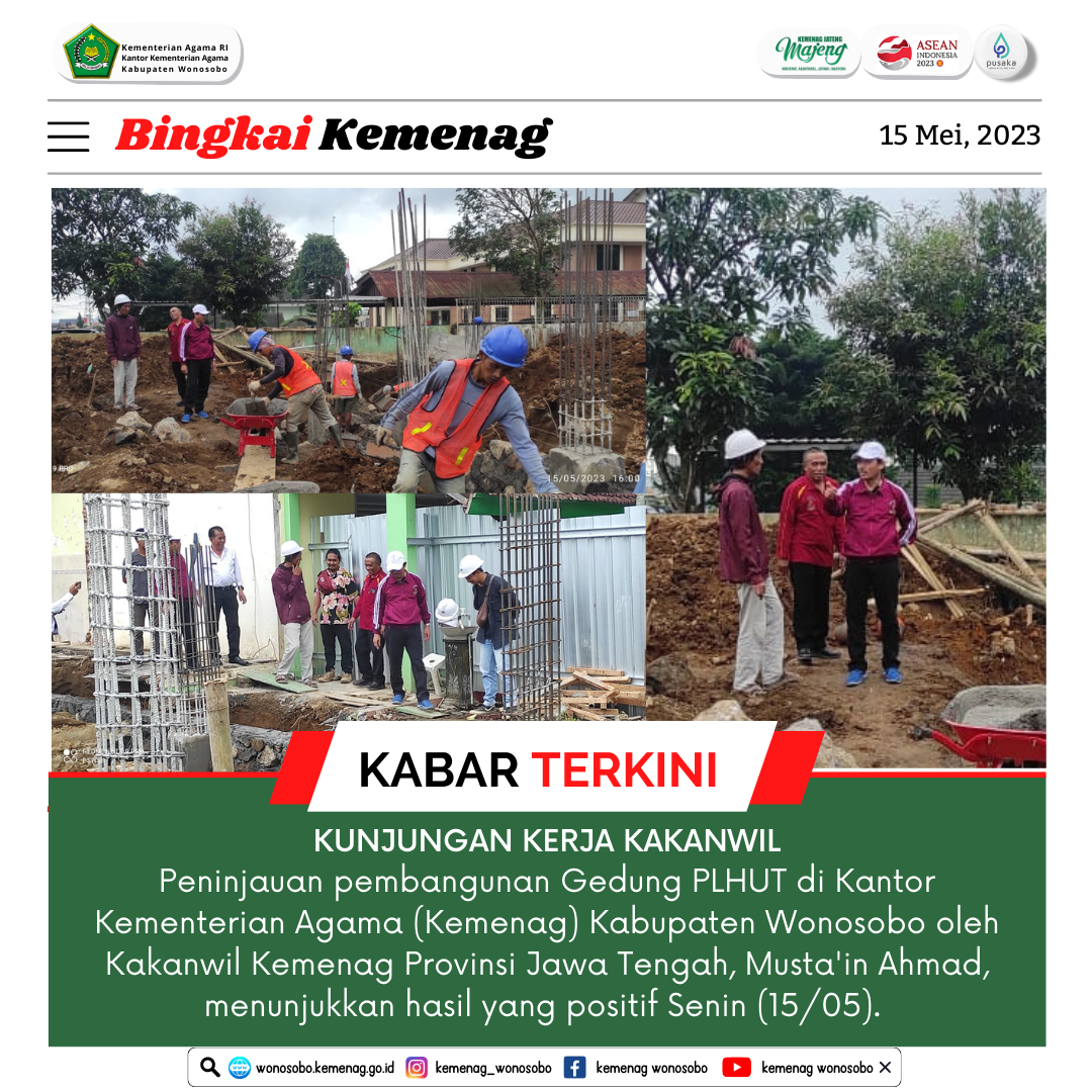 Kakanwil Nilai Positif Pembangunan Gedung PLHUT Kankemenag Kab ... Kakanwil Nilai Positif Pembangunan Gedung PLHUT Kankemenag Kab ...